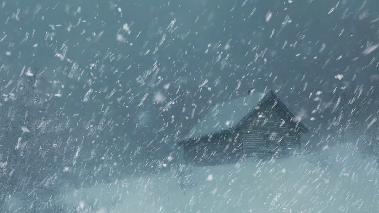 Ultimate Mighty Gust of Blizzard Storm Sounds for Sleeping┇Frosty ...