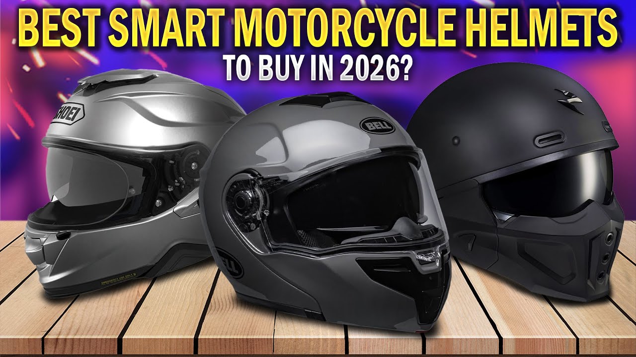 Best Smart Motorcycle Helmets 2024 [Top 5 Most Popular Picks!] - YouTube