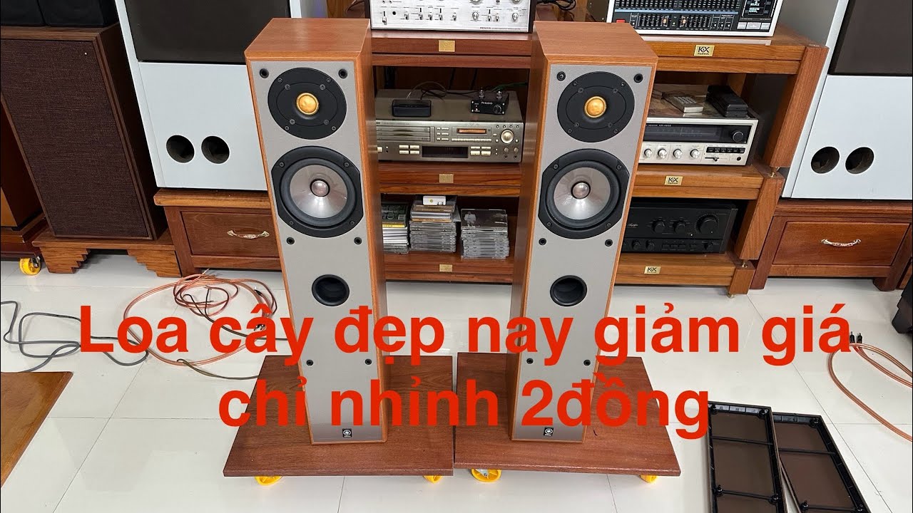 Loa YAMAHA NS-120 dòng loa cây, cấu hình đẹp, giá mềm. bas sâu thẳm ...