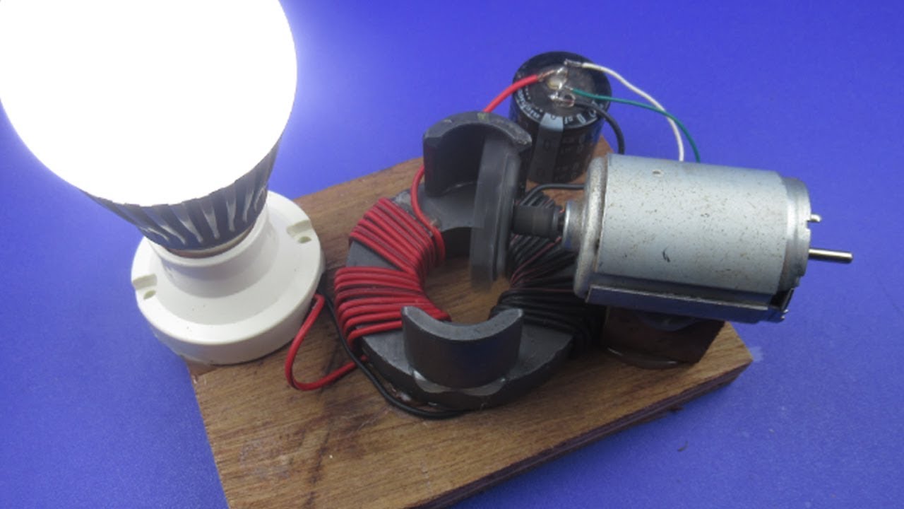 Electric Energy Free generator for Training School, Self Running DC ...