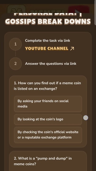 MemeFi steals personal data? | Gossips Break downs #memefisecretcode - YouTube