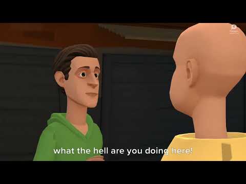 Fat Caillou finds pizza in dumpster/tries to take it/gets stuck/grounded