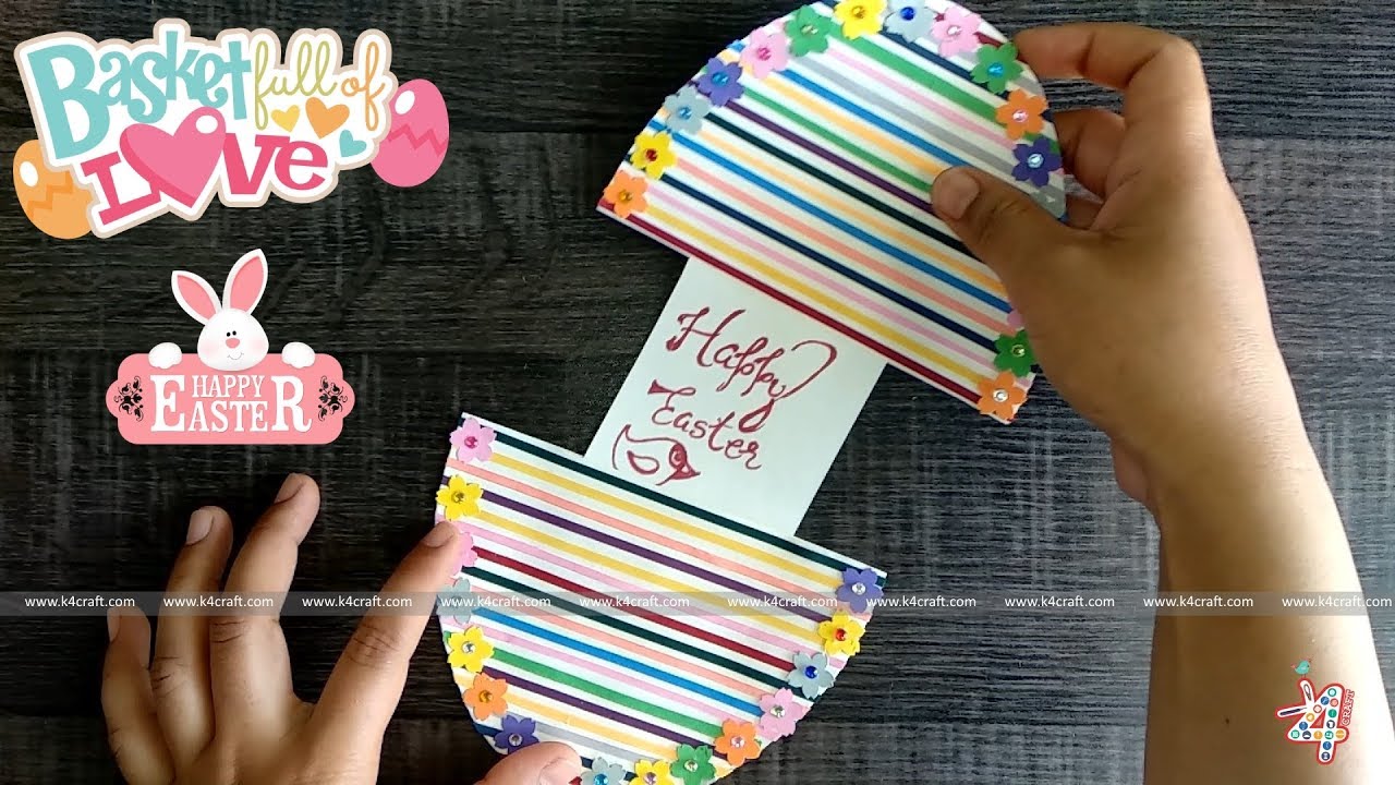Easy DIY Easter Egg Card - Handmade Easter Greeting Card - YouTube