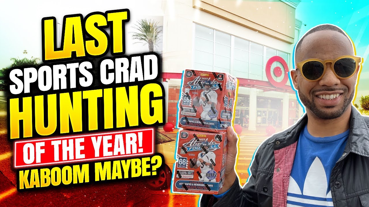 Last Sports card hunting of the Year! Kaboom Maybe? - YouTube