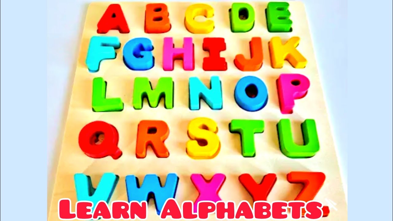 A to z alphabets learning for kids and toddlers - YouTube
