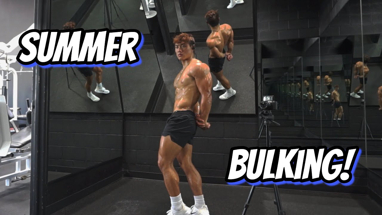 bulking and hitting legs and bench - YouTube