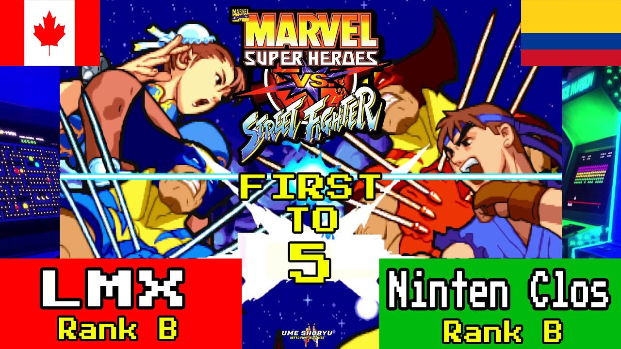 LMX (B) vs Ninten Clos (B) | Marvel Super Heroes vs Street Fighter # ...