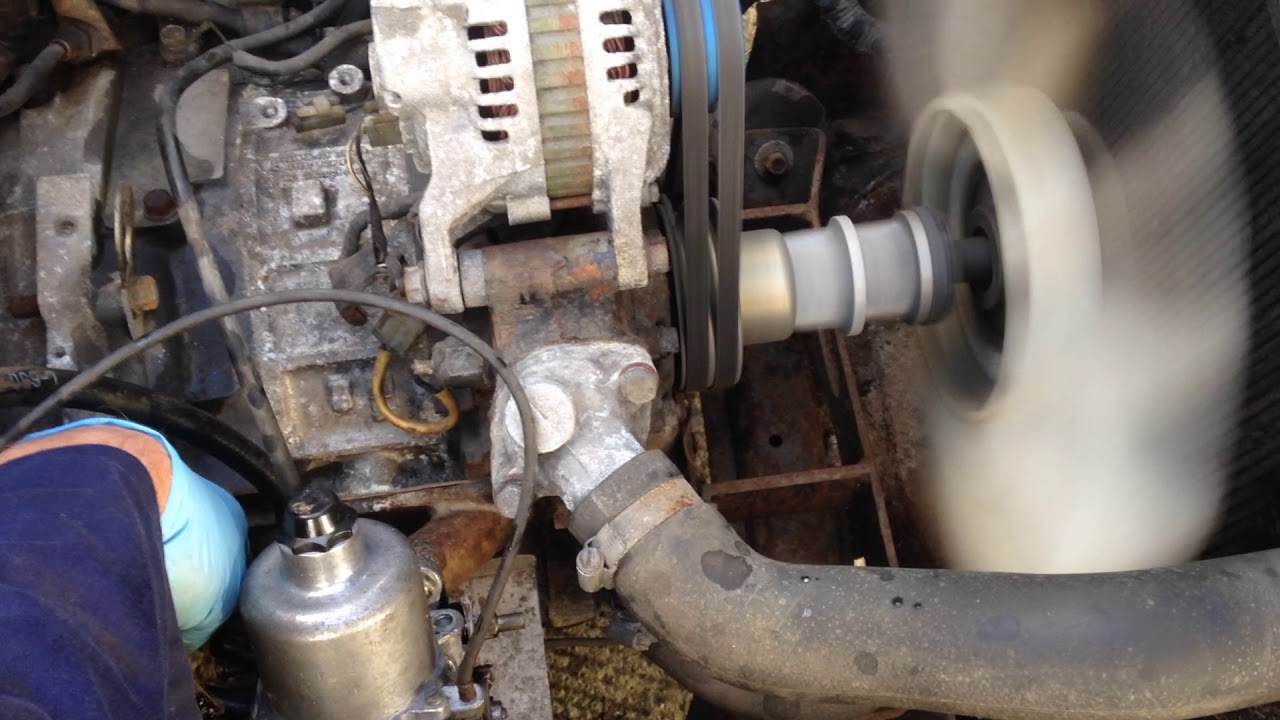 Mazda RX7 FB 13B single rotor. First start since 1994. - YouTube