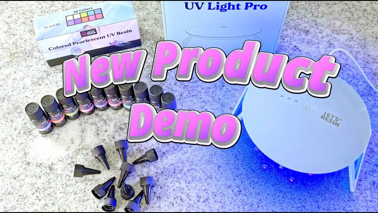 Let's Try Pearlescent Resins! New Product Debut from Let's Resin ...