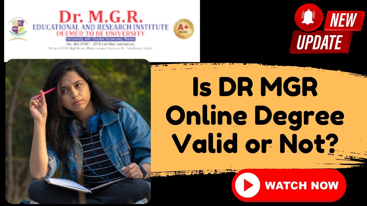 Is DR MGR Online Degree Valid or Not? – Full Review - YouTube