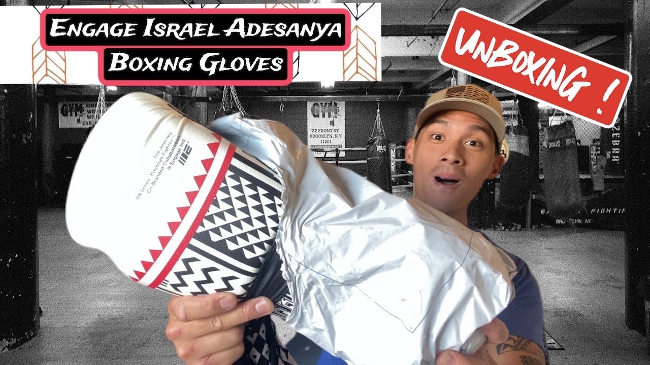 Engageind Israel Adesanya The Last Stylebender Boxing Gloves- UNBOXING ...
