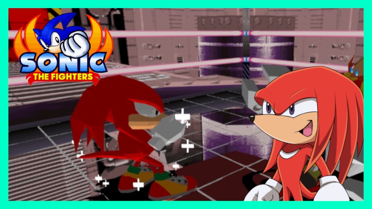 Knuckles plays Sonic the Fighters! - YouTube