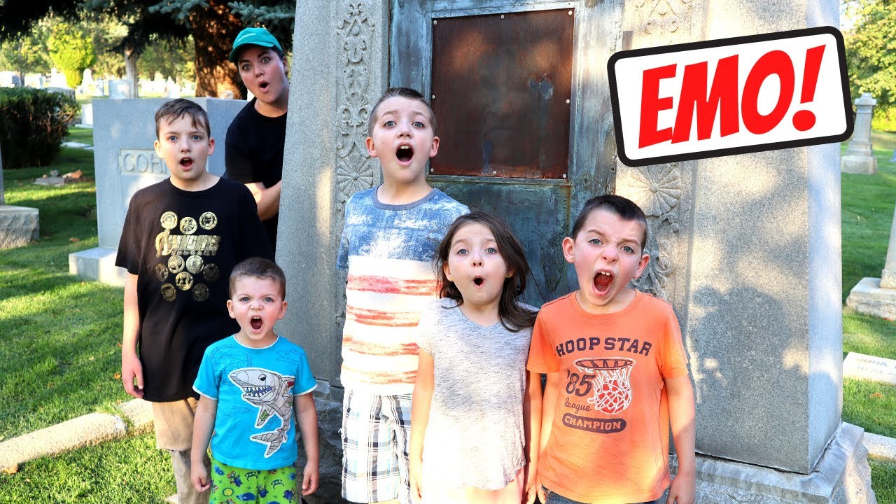 EMO'S GRAVE!💀 | Visiting the Salt Lake City Cemetery [Freaked Out ...