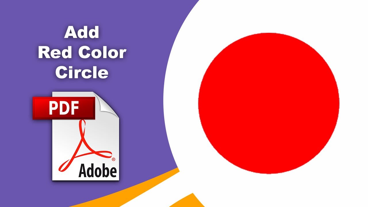 How to add a red color circle in a pdf file (Comment) using Adobe ...