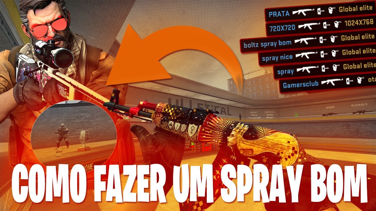 Como controlar o SPRAY da AK-47 no CSGO (CSGO DICAS) - YouTube