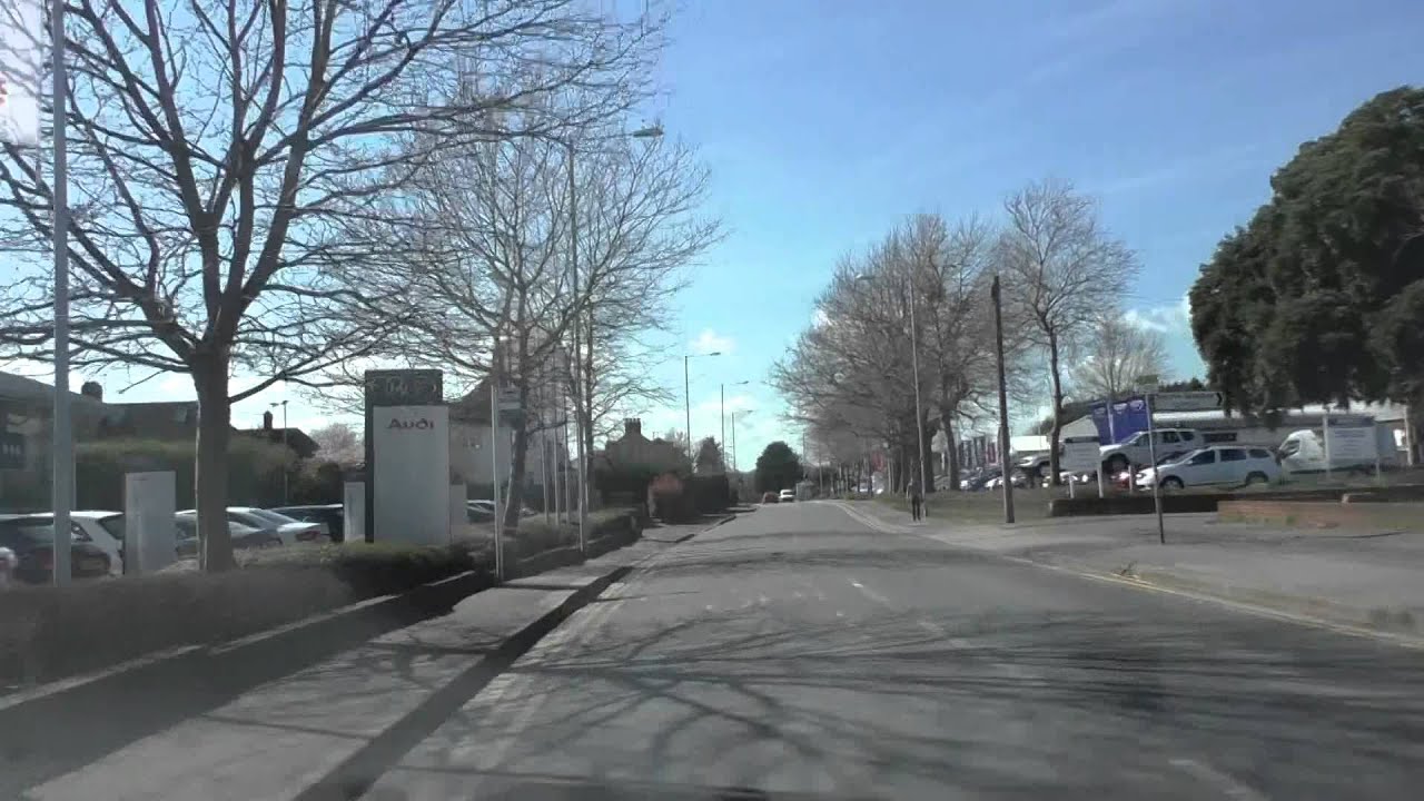 Driving On Malvern Road, Bromyard Road & Tudor Way, Worcester ...