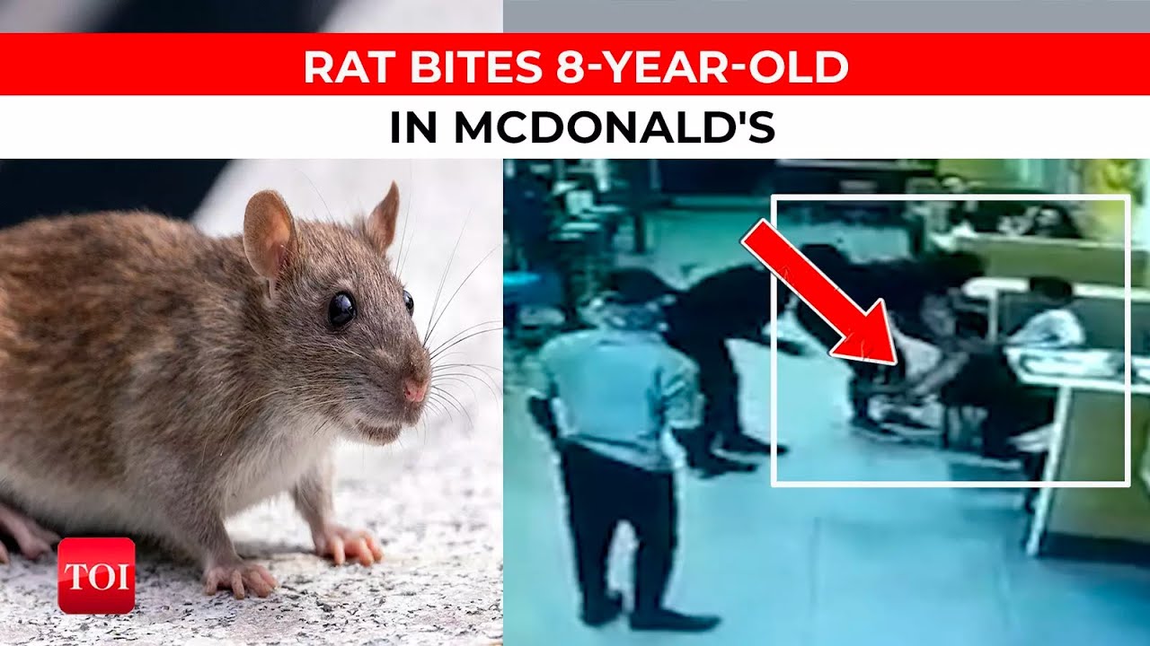 Telangana: Gigantic rat bites an 8-year-old at a McDonald's outlet ...