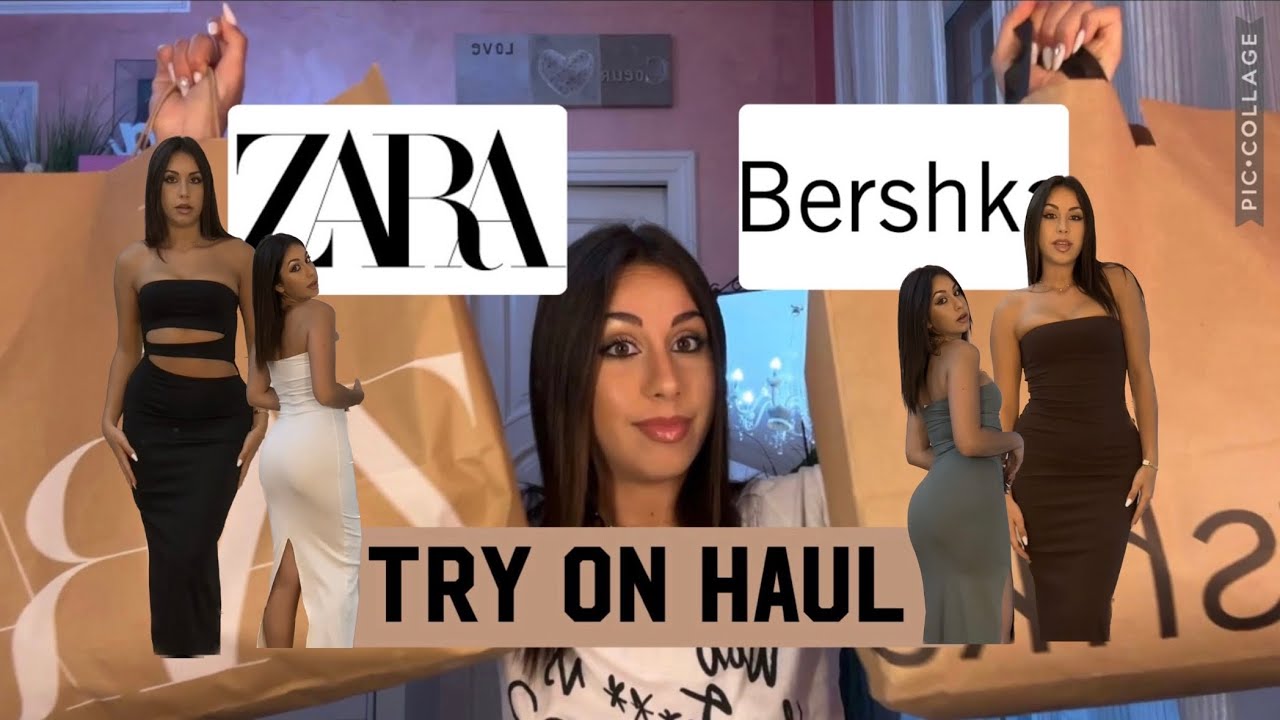 MEGA TRY ON HAUL (bershka and zara) - YouTube