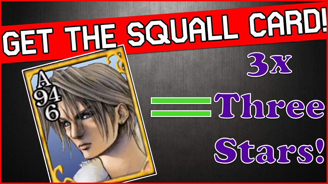 The Squall Card is AMAZING in Final Fantasy 8 Remastered - Make sure ...