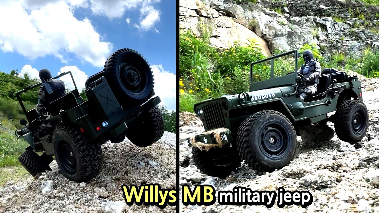 1941 jeep Willys MB military off-road, jjrc q65, rc crawler crawling ...