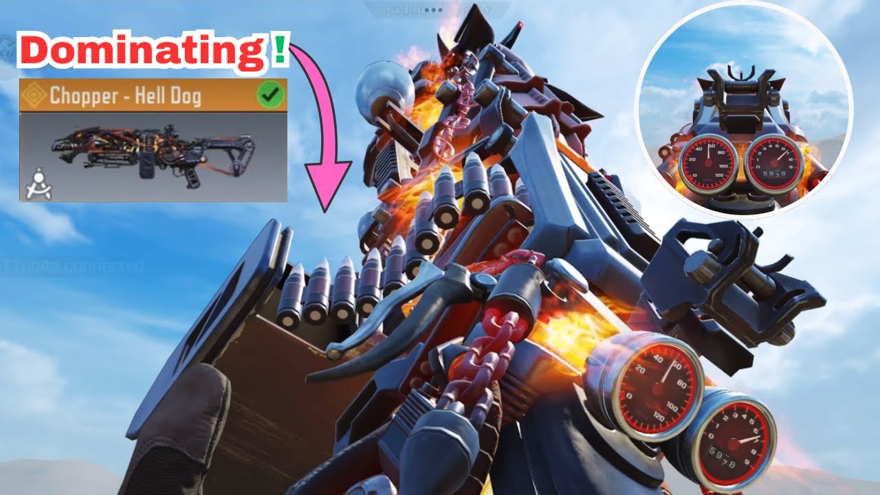 @callofdutymobile 5th Anniversary gift 1CP Chopper - Hell Dog is fully ...