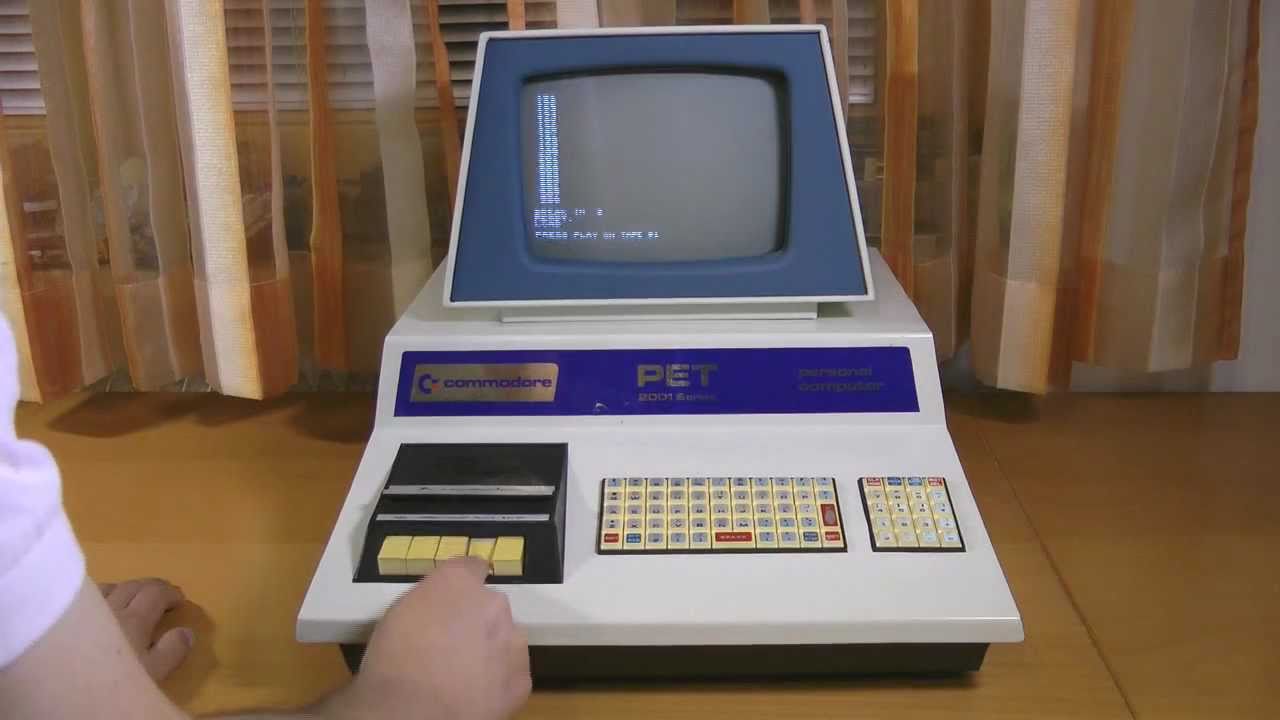 Commodore PET 2001 - BLUE PET - 1st Version 1977 - YouTube