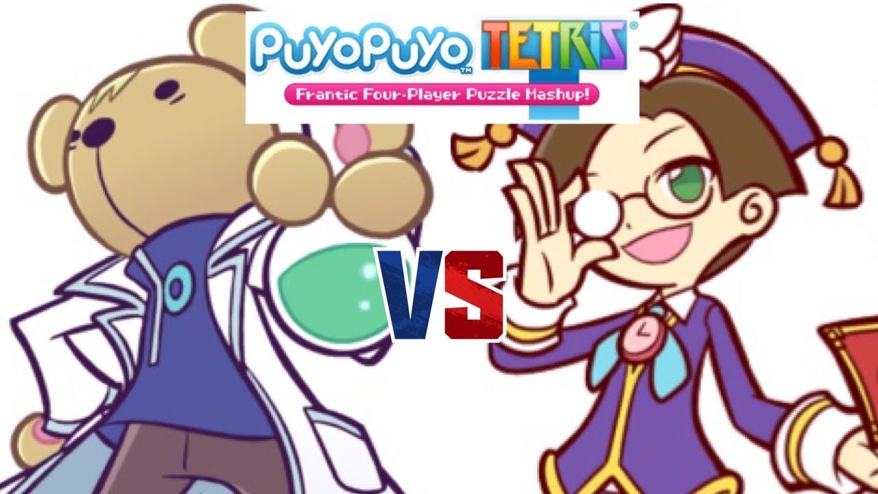 Puyo Puyo Tetris - Risukuma (me) vs Klug (Versus) - YouTube