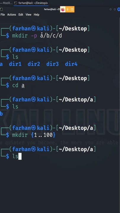 mkdir p - YouTube