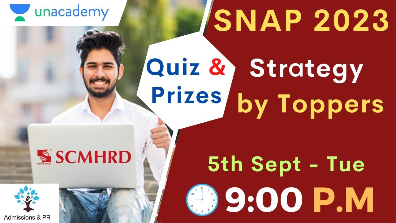 Cracking SNAP 2023 - Learn from Toppers | SNAP | Strategy | Admissions ...