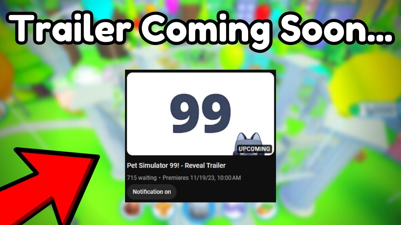 HAPPY PET GAMING TRAILER COMING SOON!! PET SIMULATOR 99?? | Pet ...