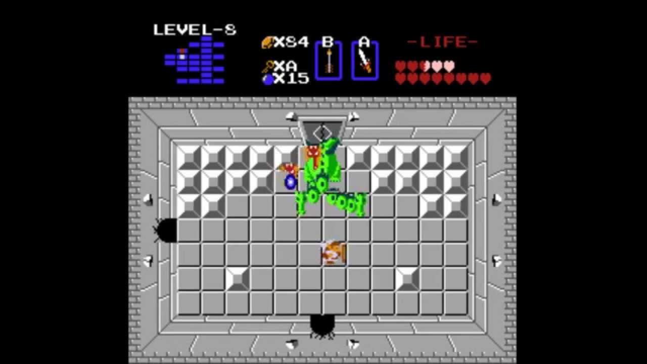 The Legend of Zelda - NES - Boss 8 - Gleeok - YouTube