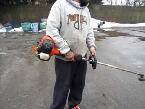 ECHO SRM-266 WEEDWACKER Professional Line Trimmer Edger - YouTube