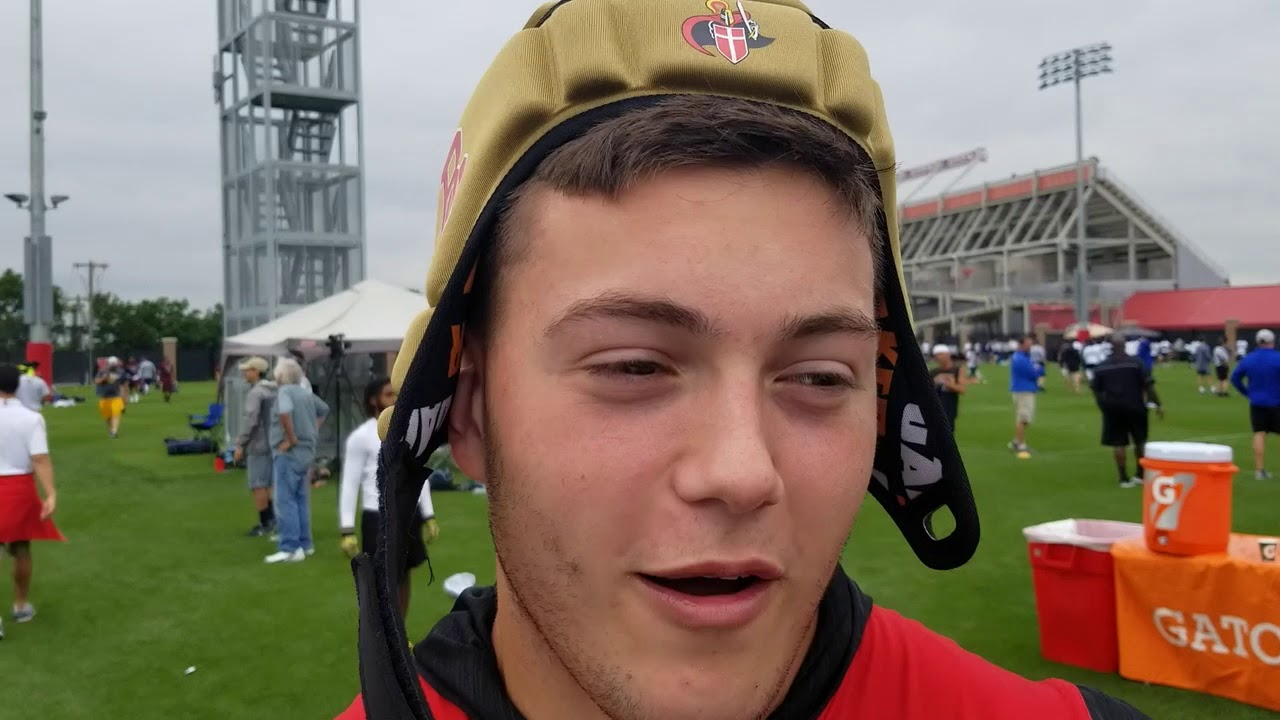 Rutgers commit Tyler Devera returns to campus - YouTube