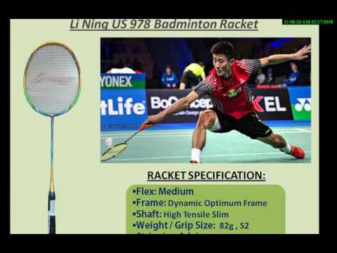 ALL NEW LINING ULTRA STRONG SERIES RACKETS IN 2018 - YouTube