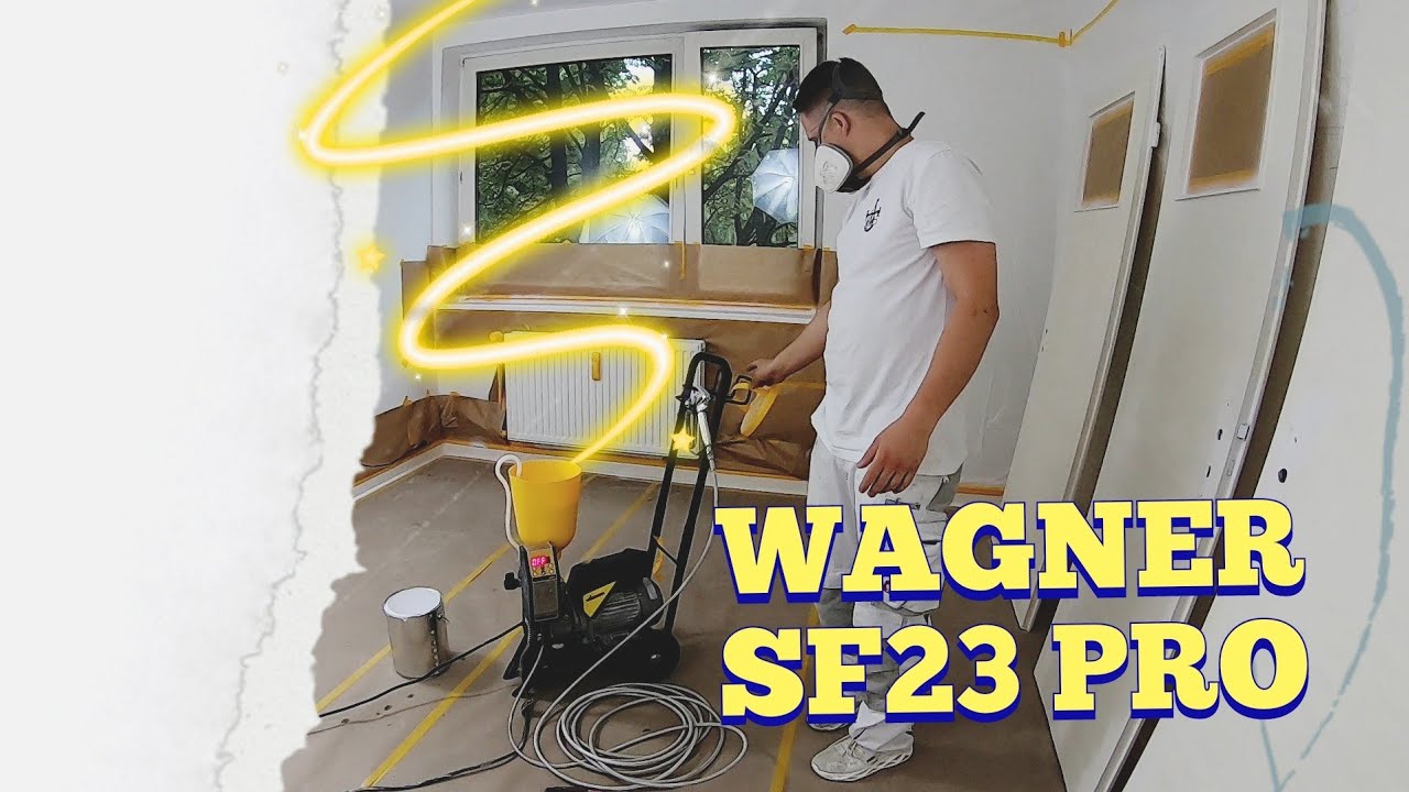 WAGNER SF 23 PRO / PIERWSZY RAZ W TERENIE !!! LAKIEROWANIE CAŁEGO ...