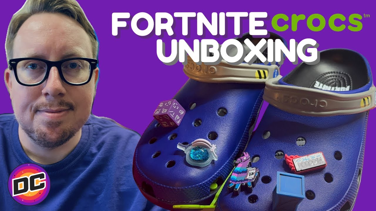 FORTNITE CROCS Battle Bus Style UNBOXING! - YouTube