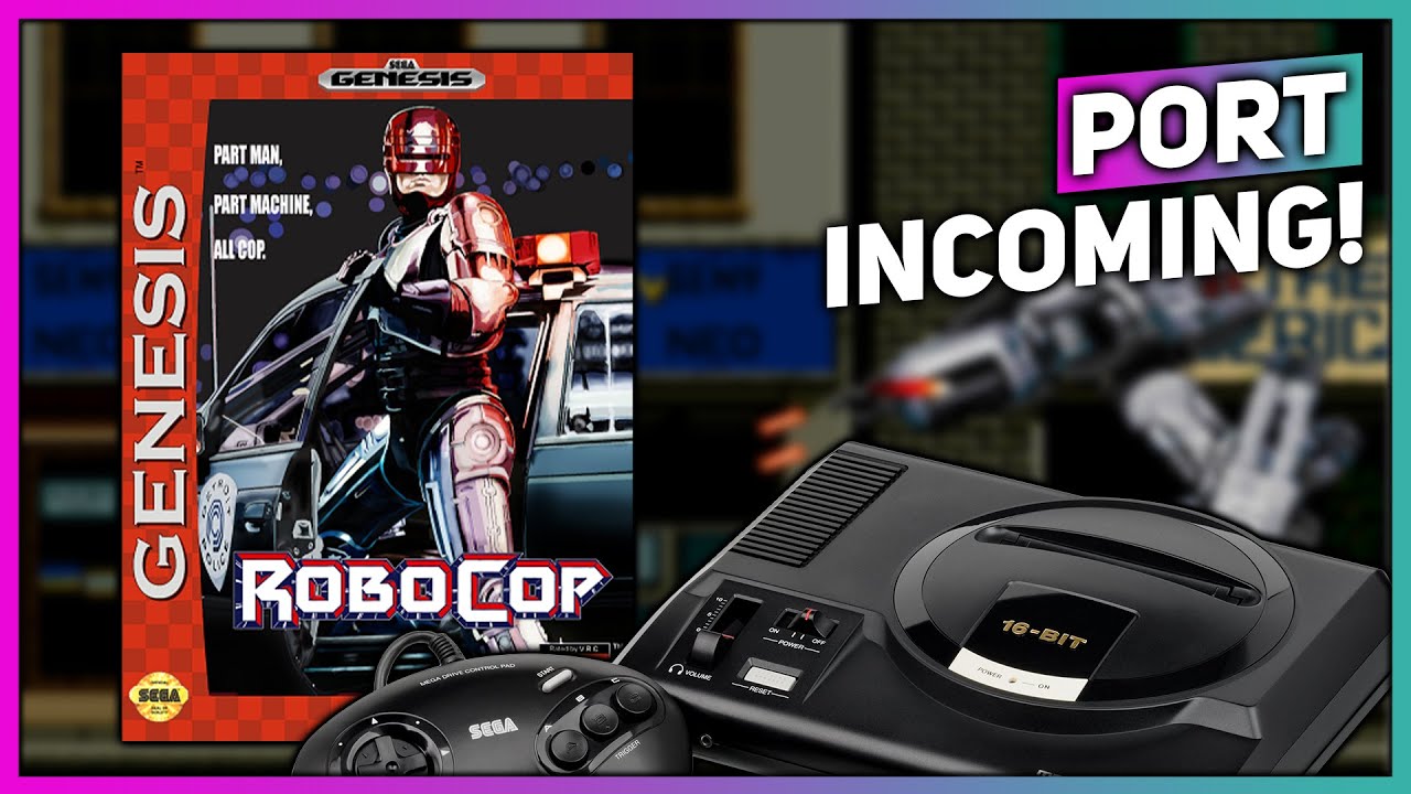 ROBOCOP ARCADE COMING TO SEGA GENESIS!? - YouTube