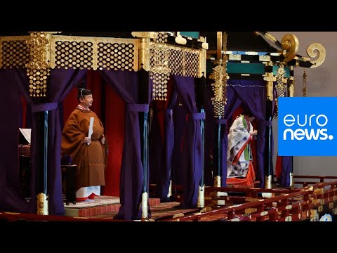 Watch: Japanese emperor publicly proclaims his enthronement in ...