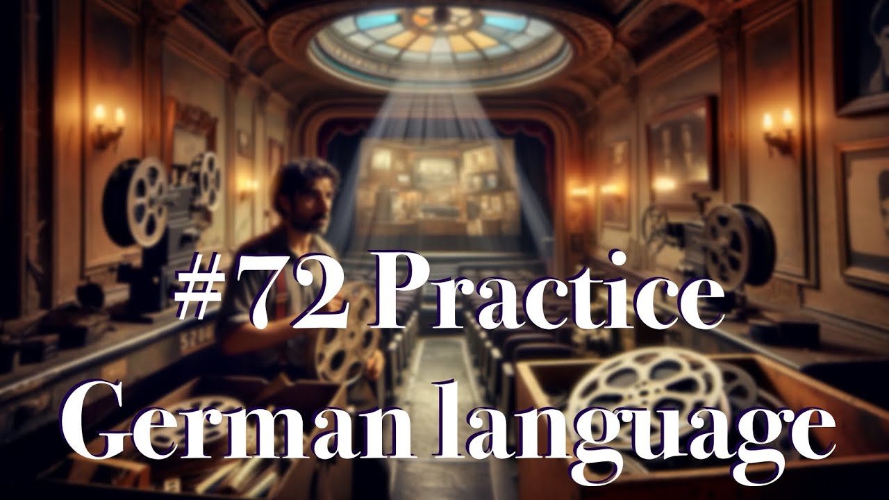#72, Practice German language, text and audio, B1, In einem alten Kino ...