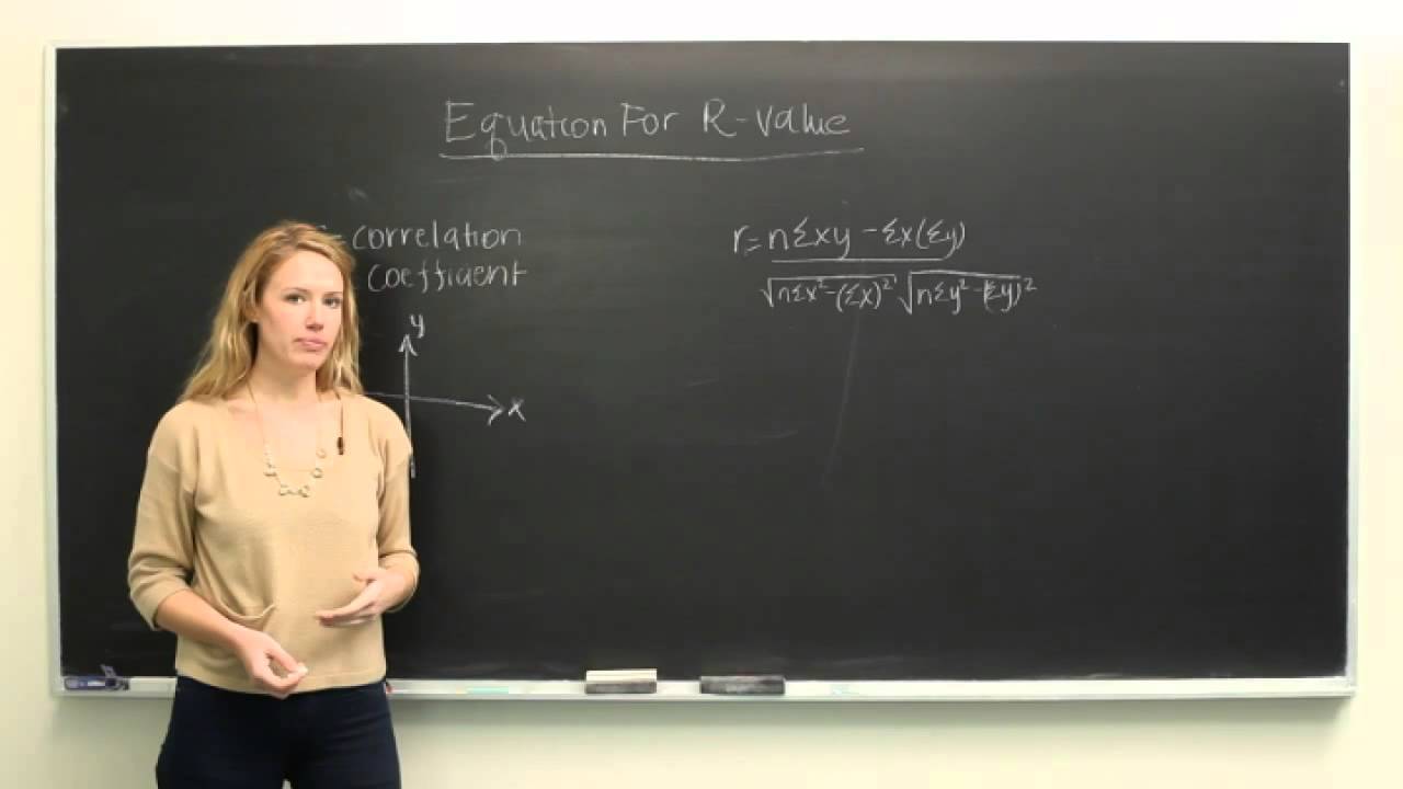 Equation for an R Value - YouTube