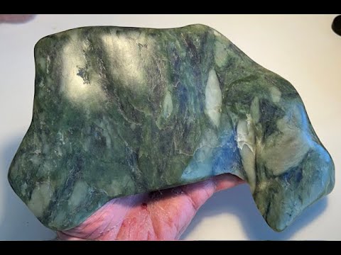 Big Sur Botryoidal Jade Paleo Face and Mammoth Story Stone Effigy - YouTube