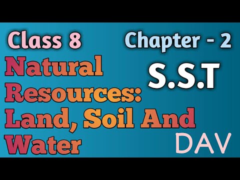 Class 8 || Dav || SST || Chapter 2 || Natural Resources : Land,Soil And ...