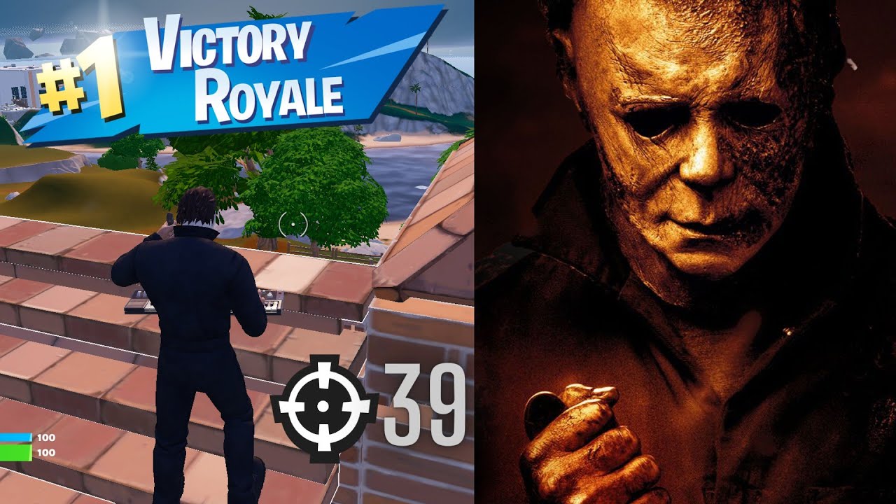 Michael Myers Plays Fortnite As Michael Myers 🎃 - YouTube