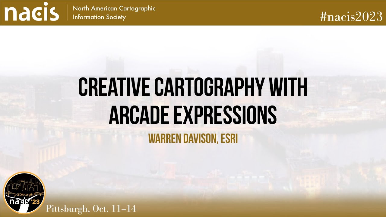 Creative Cartography with Arcade Expressions - Warren Davison, Esri ...