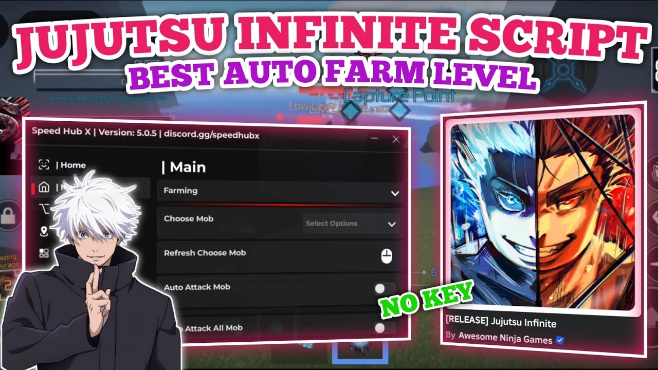Jujutsu Infinite Roblox Script | Auto Farm | Instant Kill 1 Hit | Quest ...