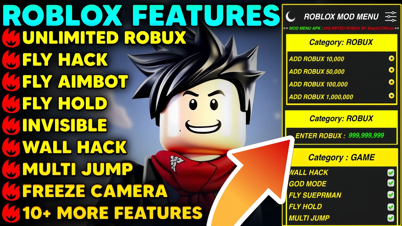 Roblox Mod Menu Unlimited Robux Update 2025 | Roblox Mod Apk Unlimited ...