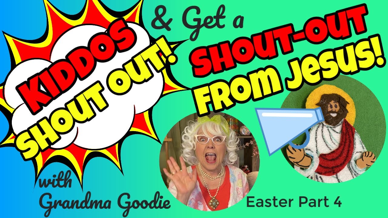 (Easter Part 4) Kiddos Shout Out! And Get a Shout-Out from Jesus (Palm ...