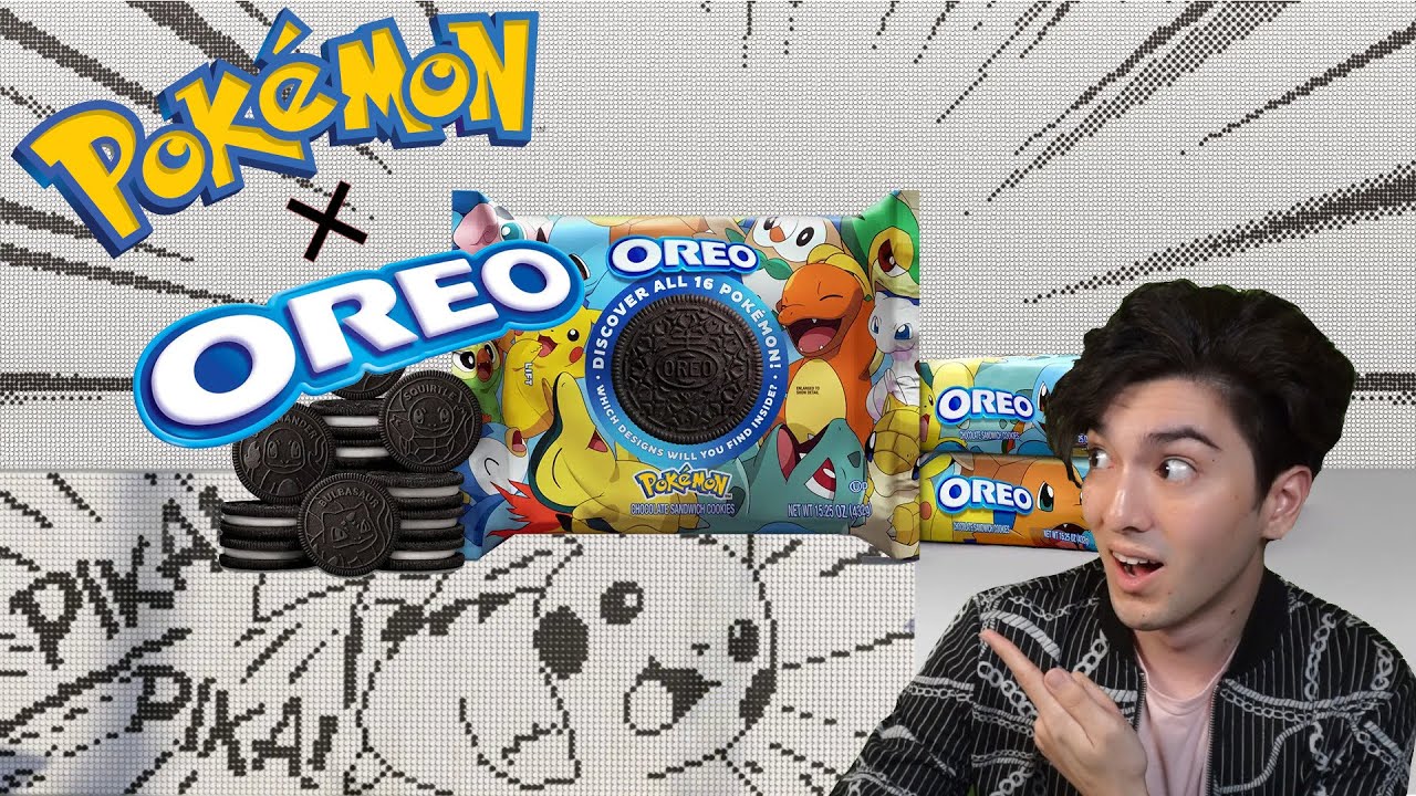 Pokemon X Oreo Limited Edition Cookies - Release Info! - YouTube