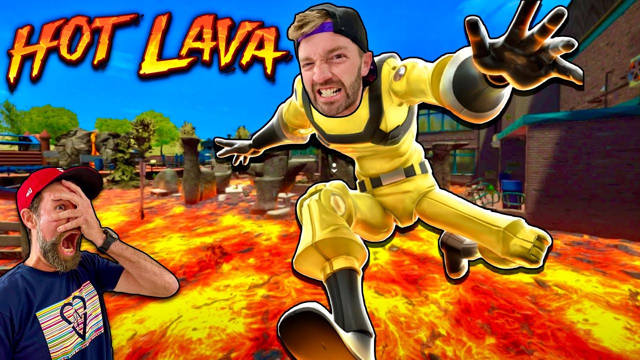 THE FLOOR IS LAVA / Playground Challenge - YouTube