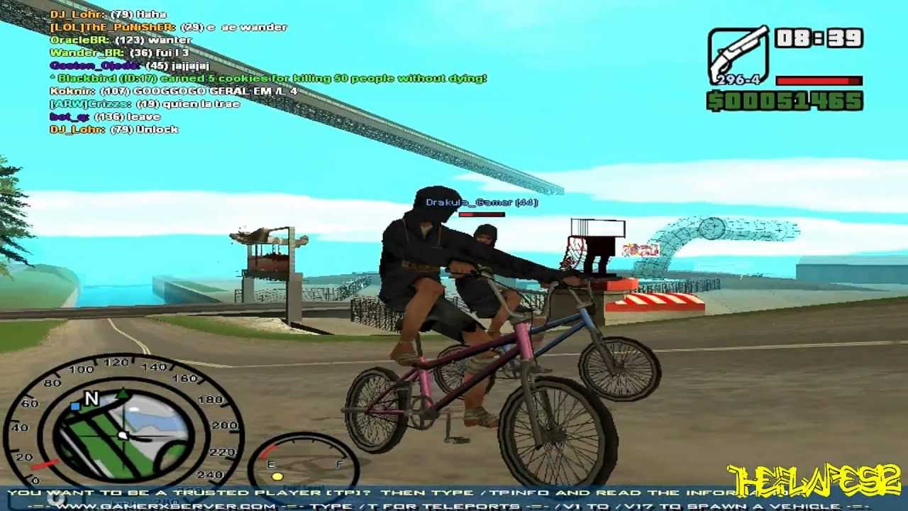 SAMP - Corrida de Bike ft. DrakulaGamer - YouTube